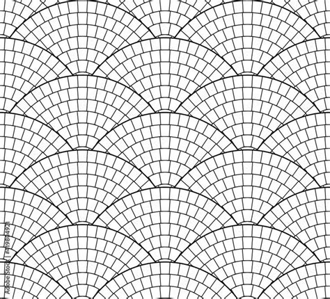 Cobble Stone Circle Pavement Geometric Outdoor Paving Stone Tiles