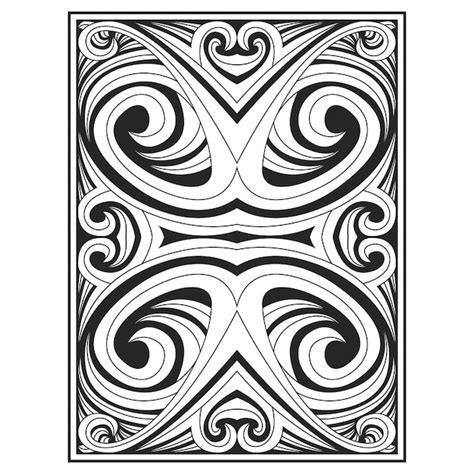 Premium Vector Black And White Ornament Illustration