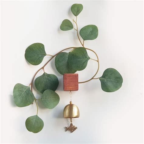 이앤 이앤문종 도어벨 아일랜드 현관종 현관문종 우드 풍경종 위시버킷