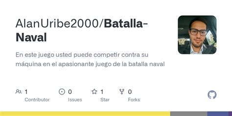 Github Alanuribe Batalla Naval En Este Juego Usted Puede