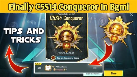 🇮🇳 Day 23 Finally Reached Conqueror C5s14 🥵 In Bgmi L Solo Conqueror
