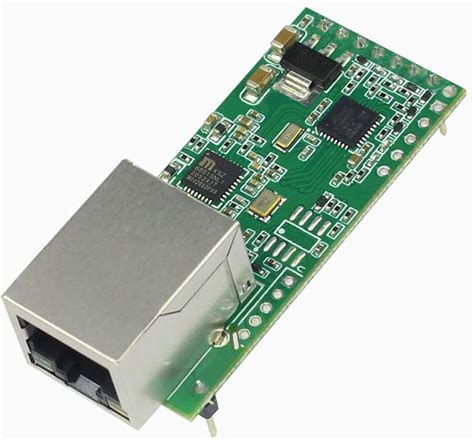 Upgraded Tiny Usr Tcp232 T2 Serial Module Tiny Serial Ethernet Converter Module Uart Ttl To