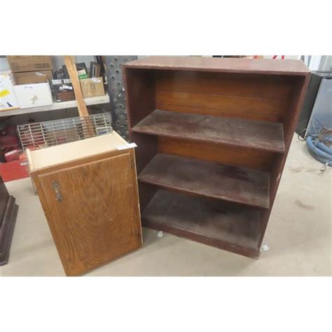 3 Shelf Bookshelf 16×36×48 And 3 Tier Shelf With Door 12×20×32