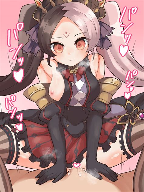 Chaos Dorloto Grimms Notes Grimms Notes Highres 1girl Bare Shoulders Breasts Closed