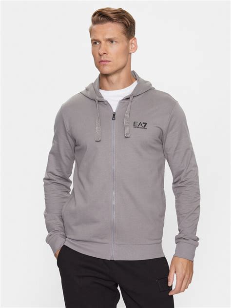 Ea7 Emporio Armani Sweatshirt 8npm03 Pj05z 1920 Grau Regular Fit