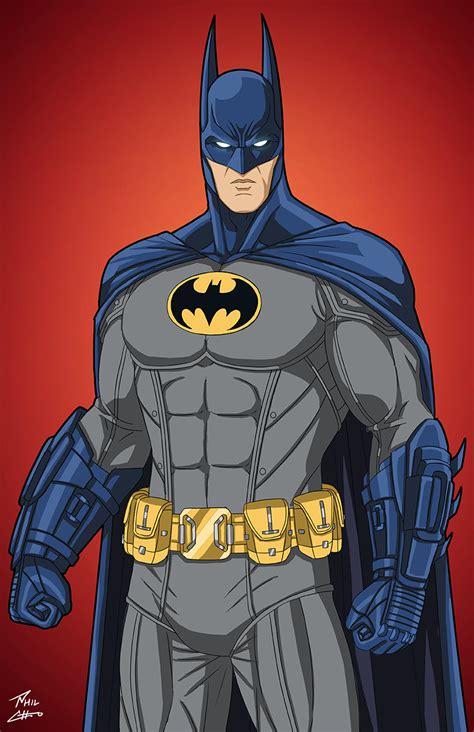 Batman Arkham City Gray And Blue By Phil Cho On Deviantart