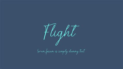Flight Font Download Free For Desktop And Webfont