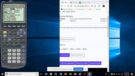 ⏩solvedfit The Data From Problem 131 With First Second Third