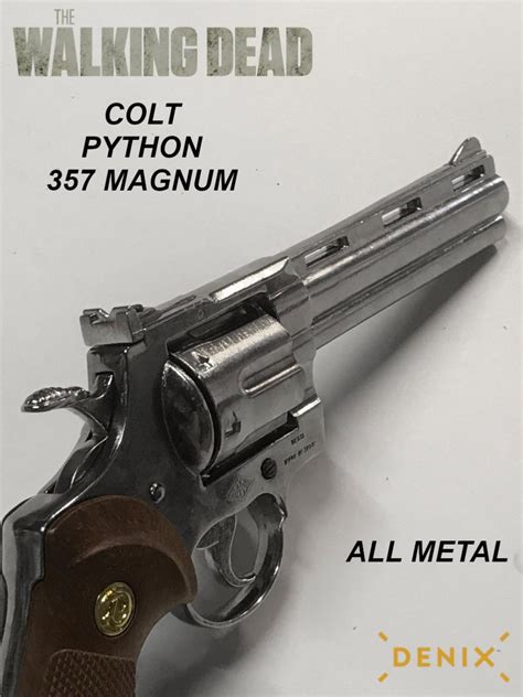 Walking Dead The Replique Rick Grimes Revolver Colt Python 357