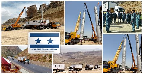 Star Shipping Pakistan Transported And Erected An Oxidiser Main Column