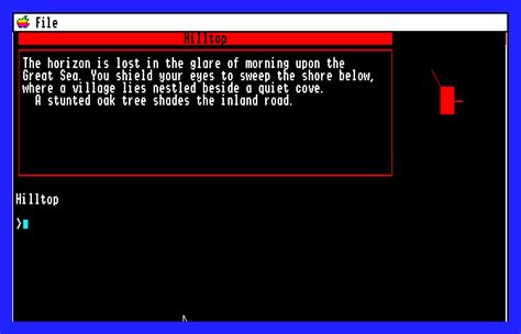 Screenshot Of Beyond Zork The Coconut Of Quendor Apple Iigs 1987