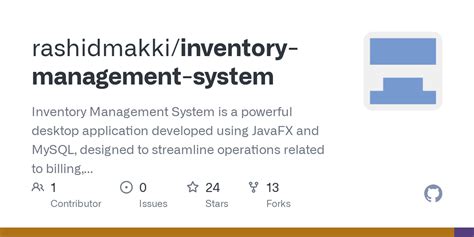 Inventory Management System Src Main Java Inventorymanagementsystem Application Java At Main