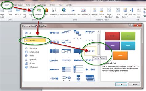 How To Describe A Step By Step Process Visually In MS Word 2010