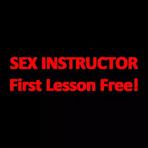 Sex Instructor First Lesson Free Shirt