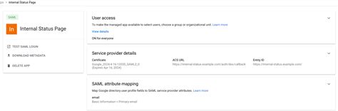 Google Auth FireHydrant Status Pages