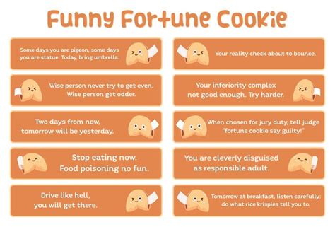 Funny Fortune Cookie Printables Funny Fortune Cookies Fortune Cookie