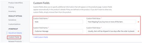 How To Create A Custom Field In Bigcommerce And Map It With A Field In