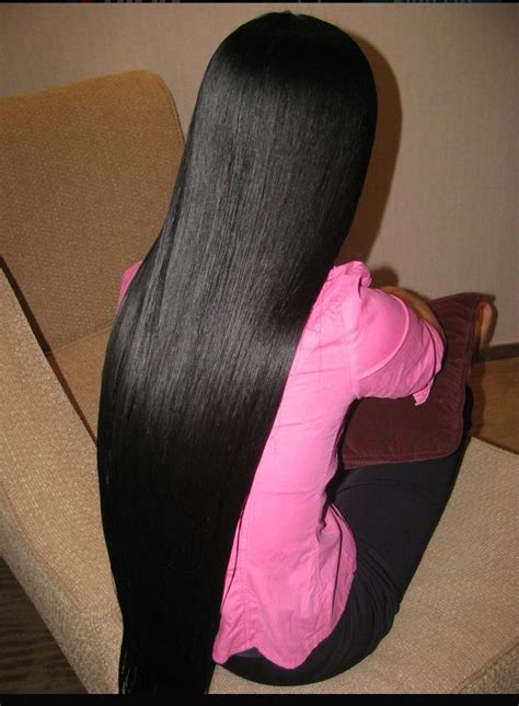 Pin By Keith On Beautiful Long Straight Black Hair Jet Black Hair