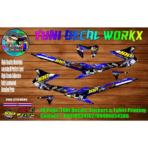 Kawasaki Fury Jrp X Daeng Decal V W Freebies Lazada Ph