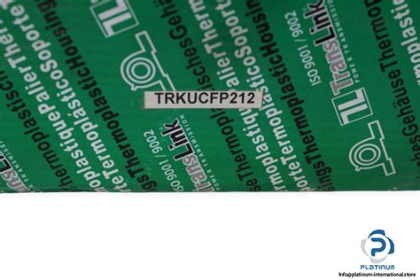 TRANSLINK TRK UCFP212 PLASTIC FOUR BOLT SQUARE FLANGE UNIT Platinum