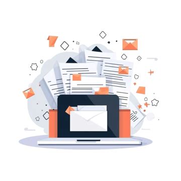 Uploading Documents Illustration In Minimal Style Paper File