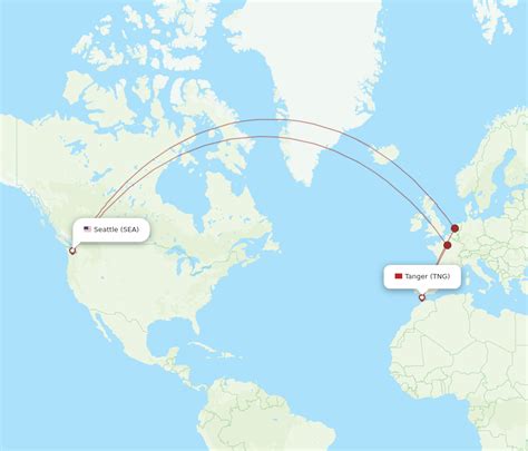 Flights From Tangier To Seattle Tng To Sea Airlines And Best Routes