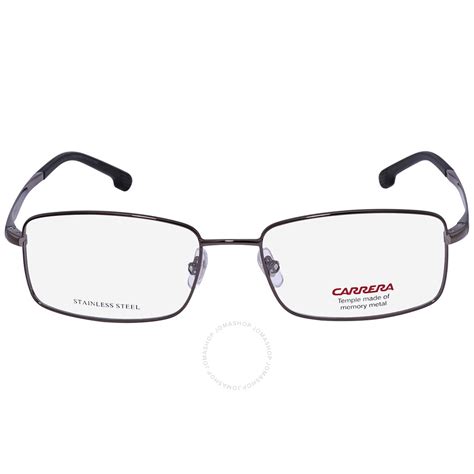 Carrera Demo Rectangular Mens Eyeglasses Carrera 8855 0kj1 56