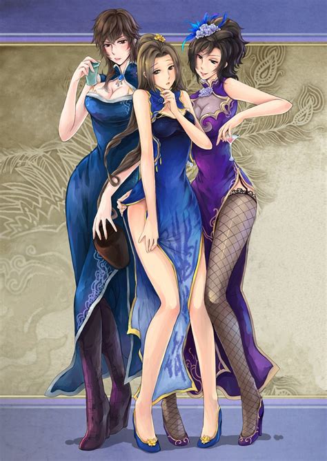 Zhen Ji Wang Yi And Cai Wenji Shin Sangoku Musou Drawn By Nhoyo Danbooru