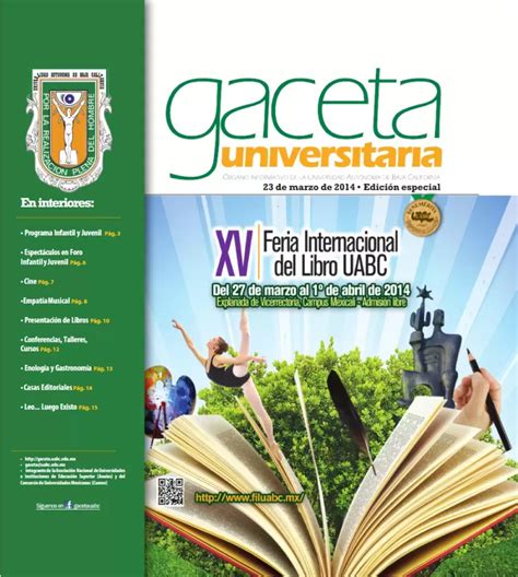 Edición Especial Fil Uabc 2014 Gaceta Uabc
