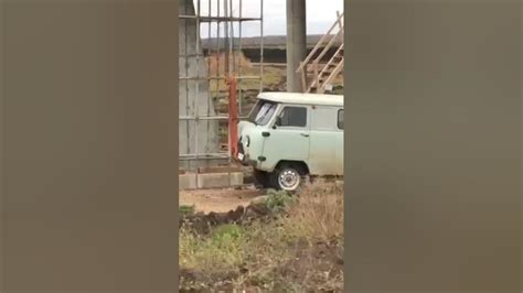 Как поменять колесо на буханке если нет домкрата Youtube