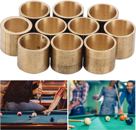 Zunate Pool Cue Ferrules Mm Pool Billiard Cues Tips Copper Pool Cue Shaft Ferrule