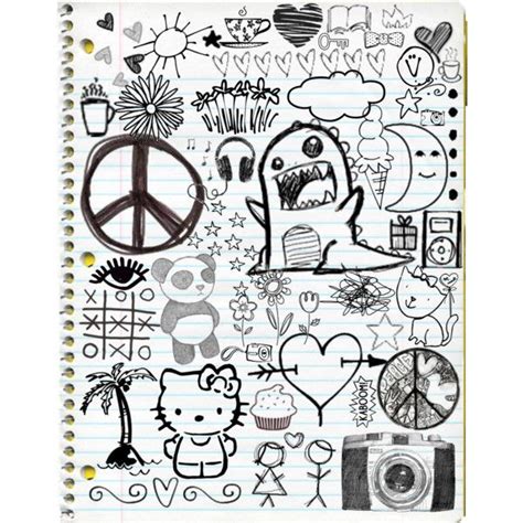 School Notebook Doodles