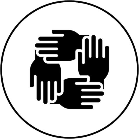 Premium Vector Teamwork Icon Vector Image Can Be Used For Donations
