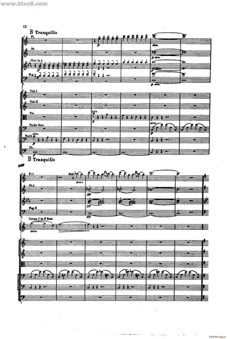 舍赫拉查达交响组曲 作品35 第一部分 歌谱简谱网