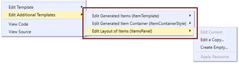C UWP Style Properties Not Found By Visual Studio Edit Additional Templates Stack Overflow