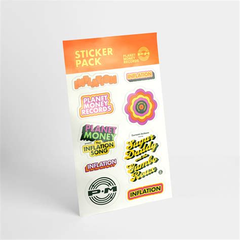 Planet Money Inflation Sticker Pack Npr Shop