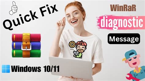 how to fix winrar diagnostic message 2025 quick steps winrar