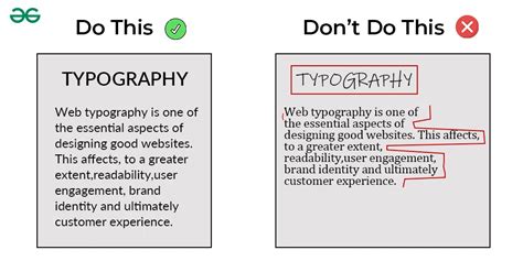 How To Maximize Readability With Good Web Typography Geeksforgeeks