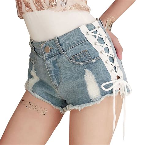 Korean Style Women Shorts Booty High Waist Sexy Super Mini Micro Summer