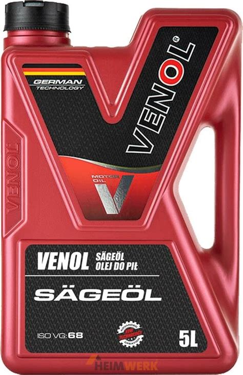 VENOL SAGEÖL 68 Sägekettenöl 5 Liter