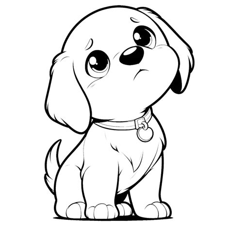 47 Coloriage Chiot Des Dessins Trop Mignons à Imprimer