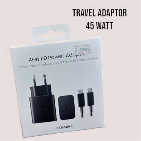 Jual ADAPTOR SAMSUNG 45 WATT 25 WATT 15 WATT FAST CHARGING 100