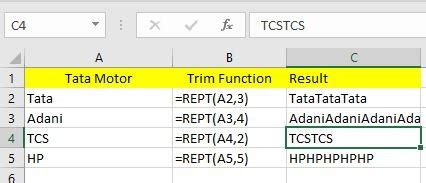 Important Basic Excel Formulas Hindi Example