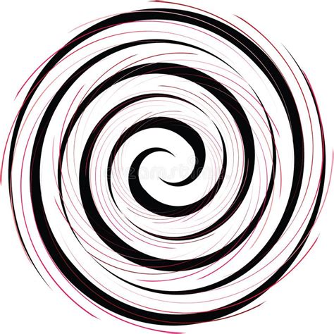 Overlaying Abstract Spiral Swirl Twirl Vector Volute Helix Cochlear Vertigo Circular