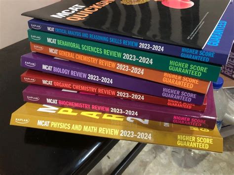 Kaplan Mcat Complete 7 Book Subject Review 2023 2024 Quicksheets