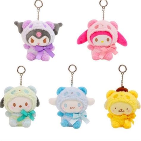 Xj 12cm Cartoon Kawaii My Melody Kuromi Cinnamoroll Plush Toy Anime
