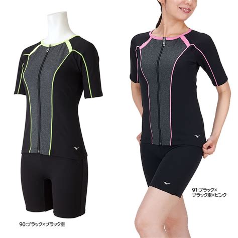 楽天市場MIZUNO ミズノ アクアフィットネス用セパレーツ ボタン付 ウィメンズ N JGA スイム フィットネス水着 店頭展示品オザキスポーツ