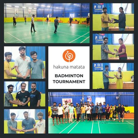 Hakuna Matata Solutions On Linkedin Badminton Tournament