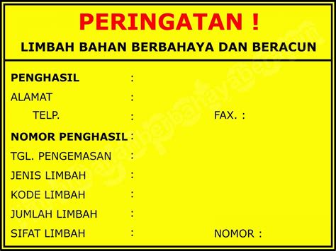 Prosedur Penyimpanan Limbah B3 Bagi Penghasil Limbah B3 Hazmat Techno
