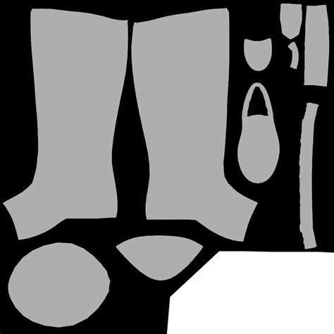 3d Model Cl Flat Boots Turbosquid 2072434